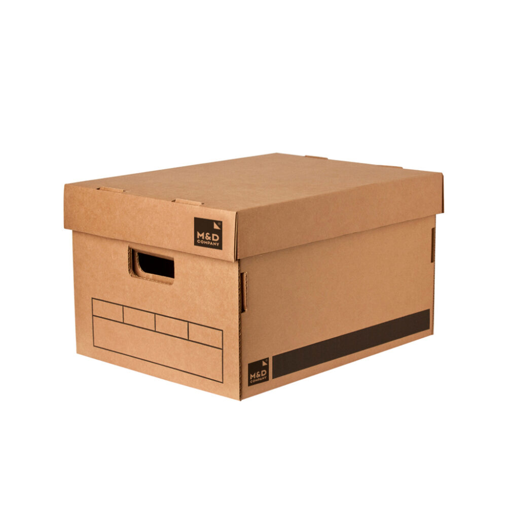 Caja de archivo americana reforzada 42 x 32 x 25 – Kraftpack