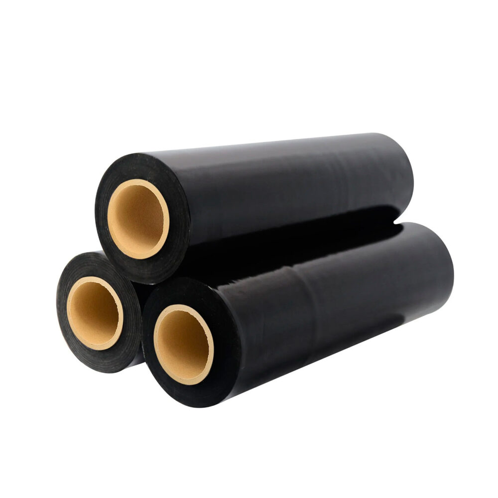 Film Stretch sin mango negro 50 cm. / 4.5 kg – Kraftpack